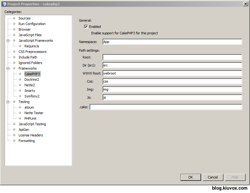 Como activar autocompletado de código de CakePHP 3 en Netbeans 8 – Kiuvox